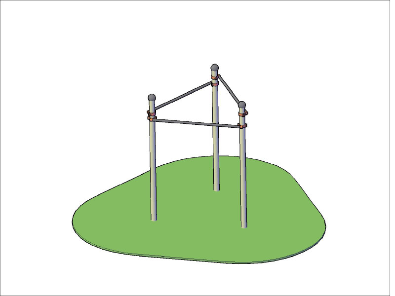 Poseidon estructura de Street Workout-Calistenia - Estructuras pequeñas ...